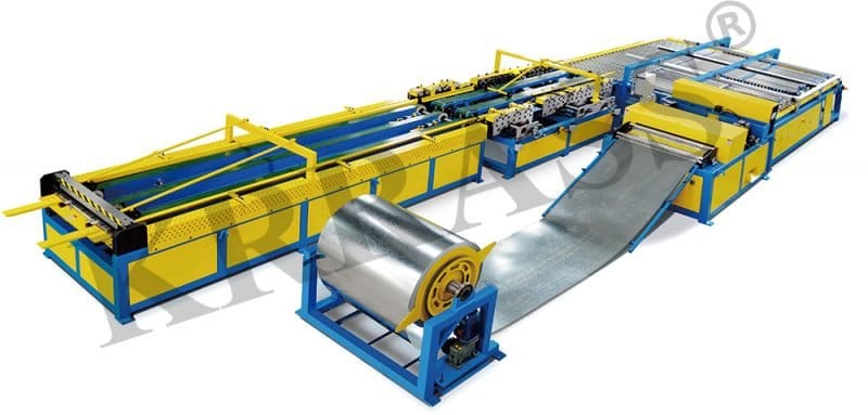 U Shape Duct Manufacturing Auto Line V - KRRASS